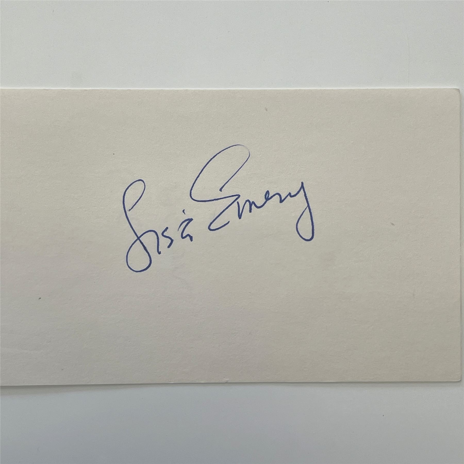 Lisa Emery original signature