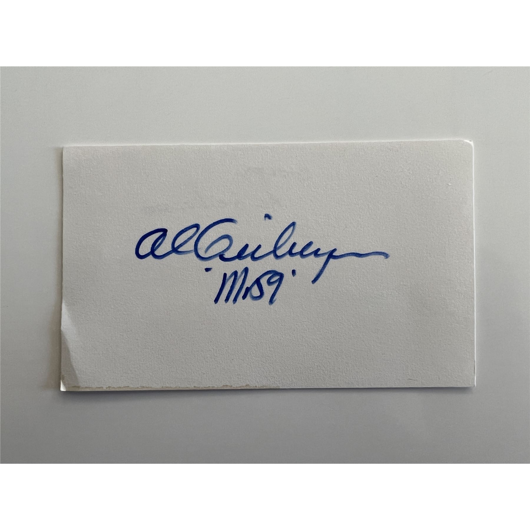 Al Geiberger original signature