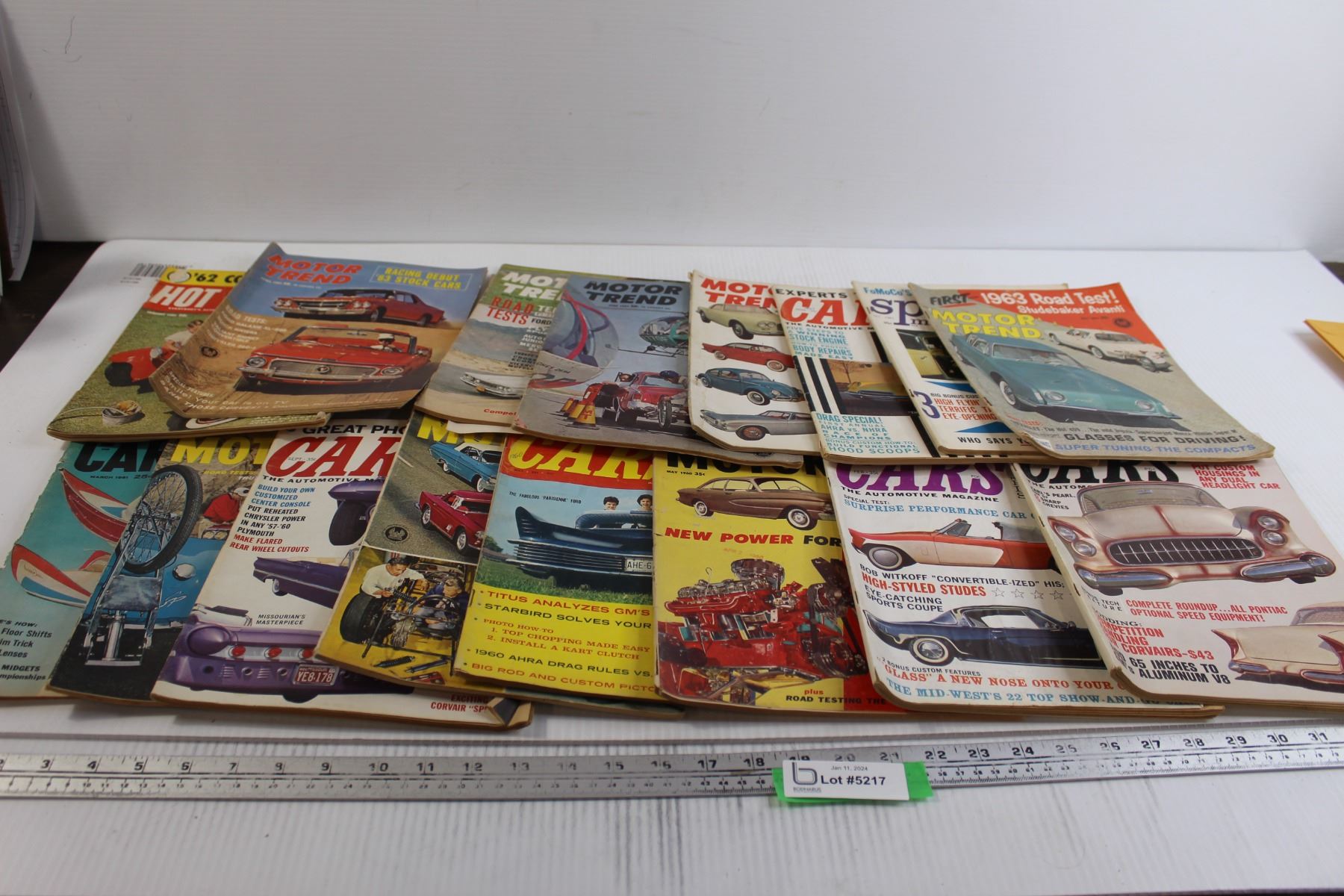 (16) Car Magazines - Cars, Motor Life, Car Craft, Motor Trend, Hot Rod, Speed Mechanics ...