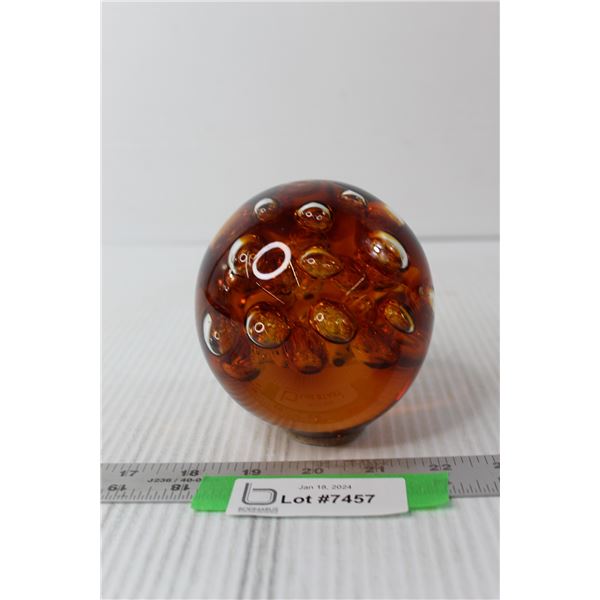 Art Glass Paper Weight Bodnarus Auctioneering