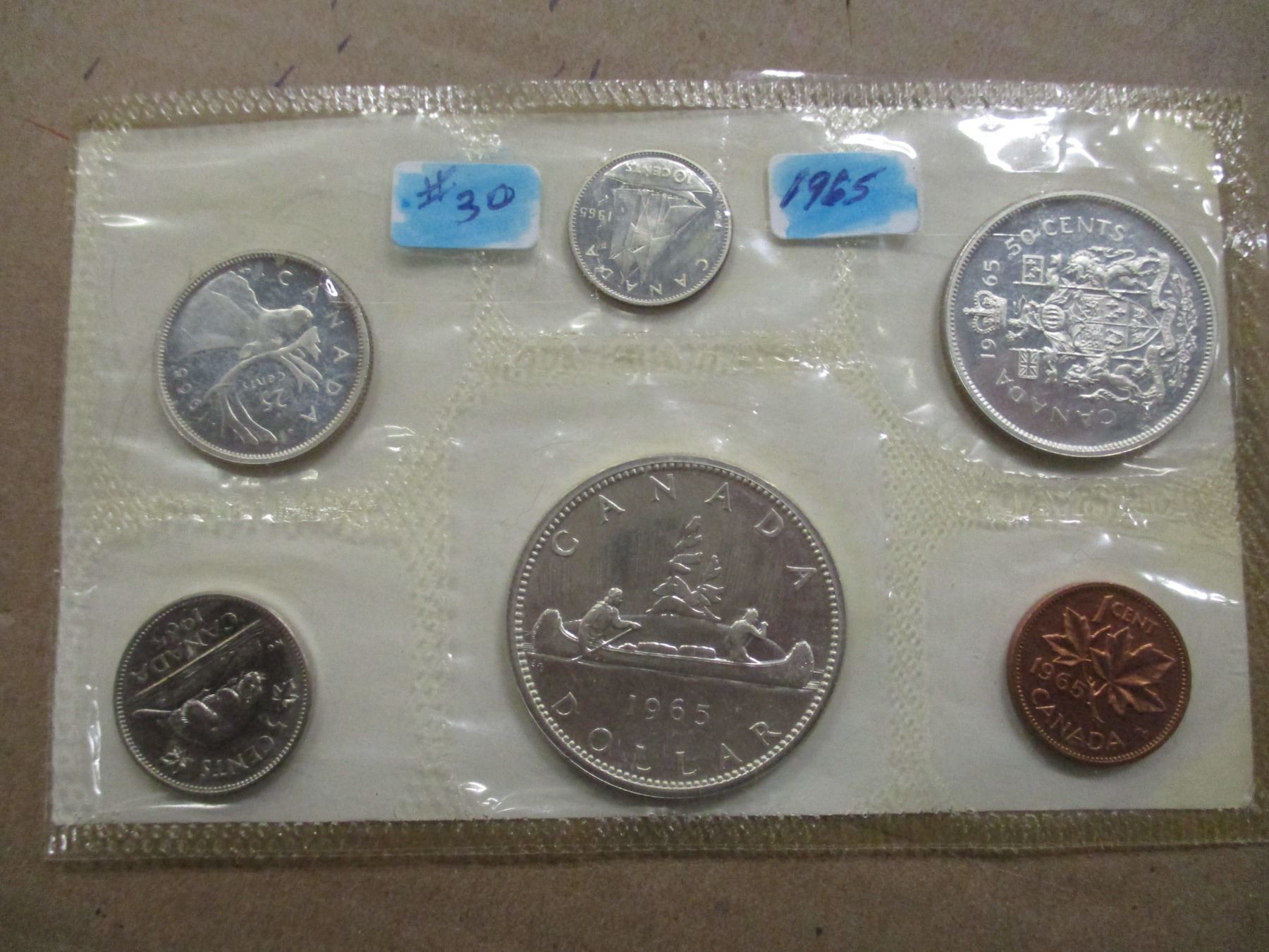 1965 PROOF CANADA SILVER COIN SET