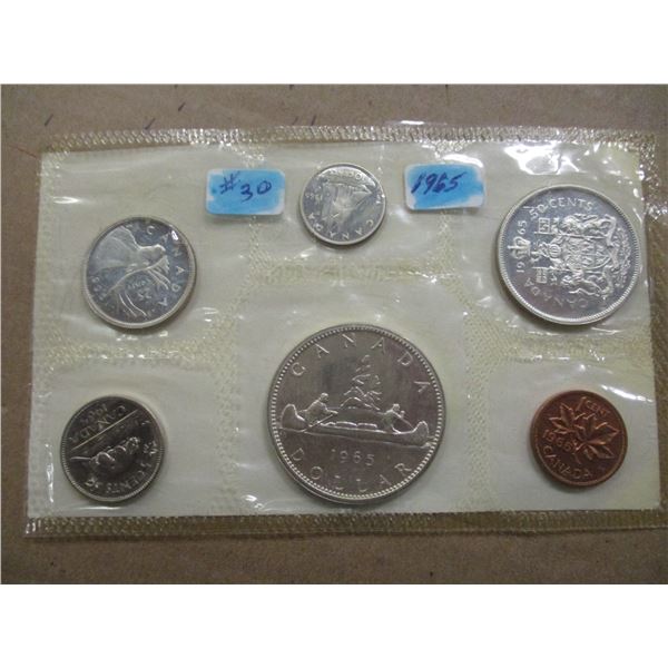 1965 PROOF CANADA SILVER COIN SET