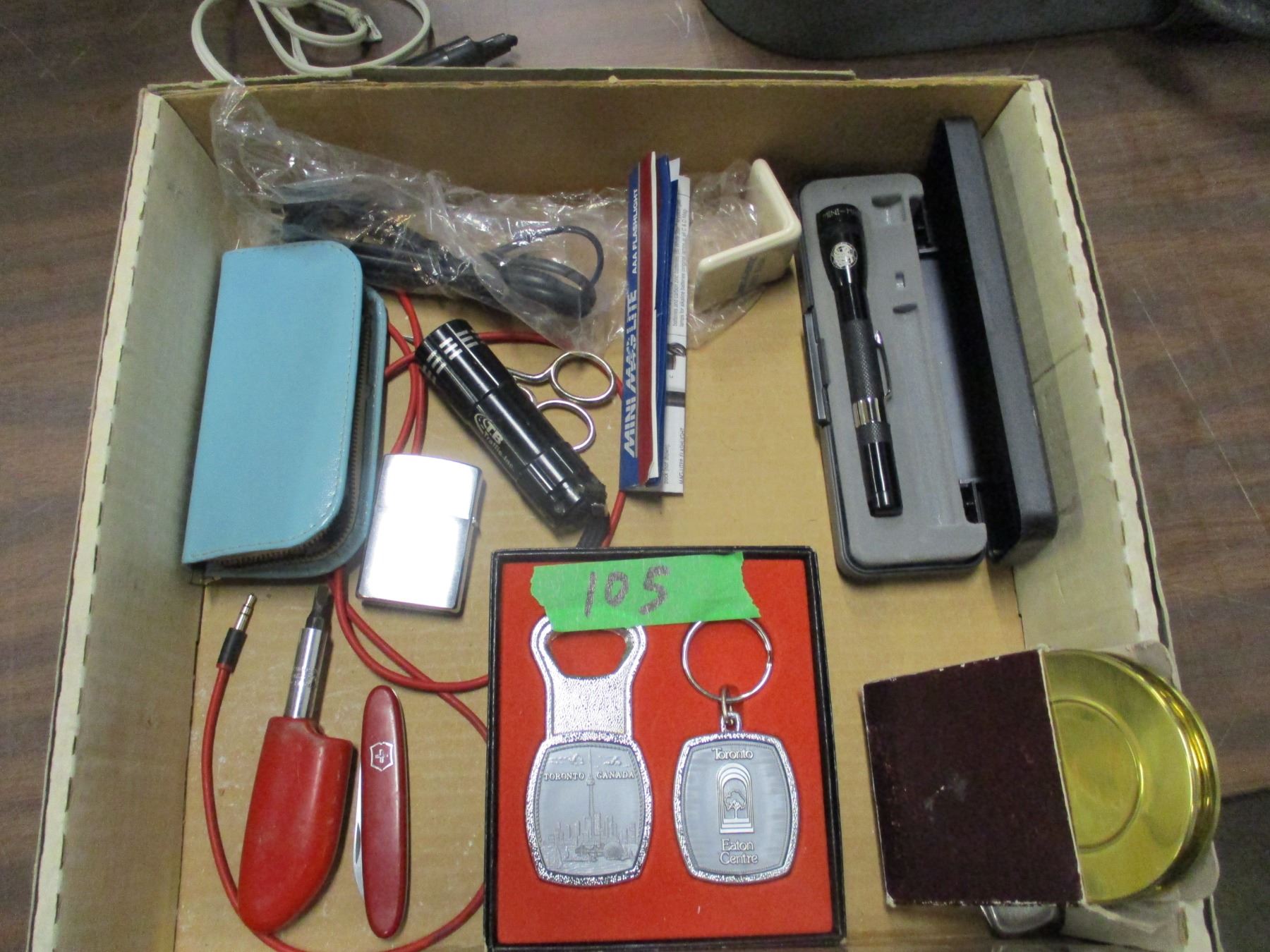 FLAT C/W ASSORTED ITEMS