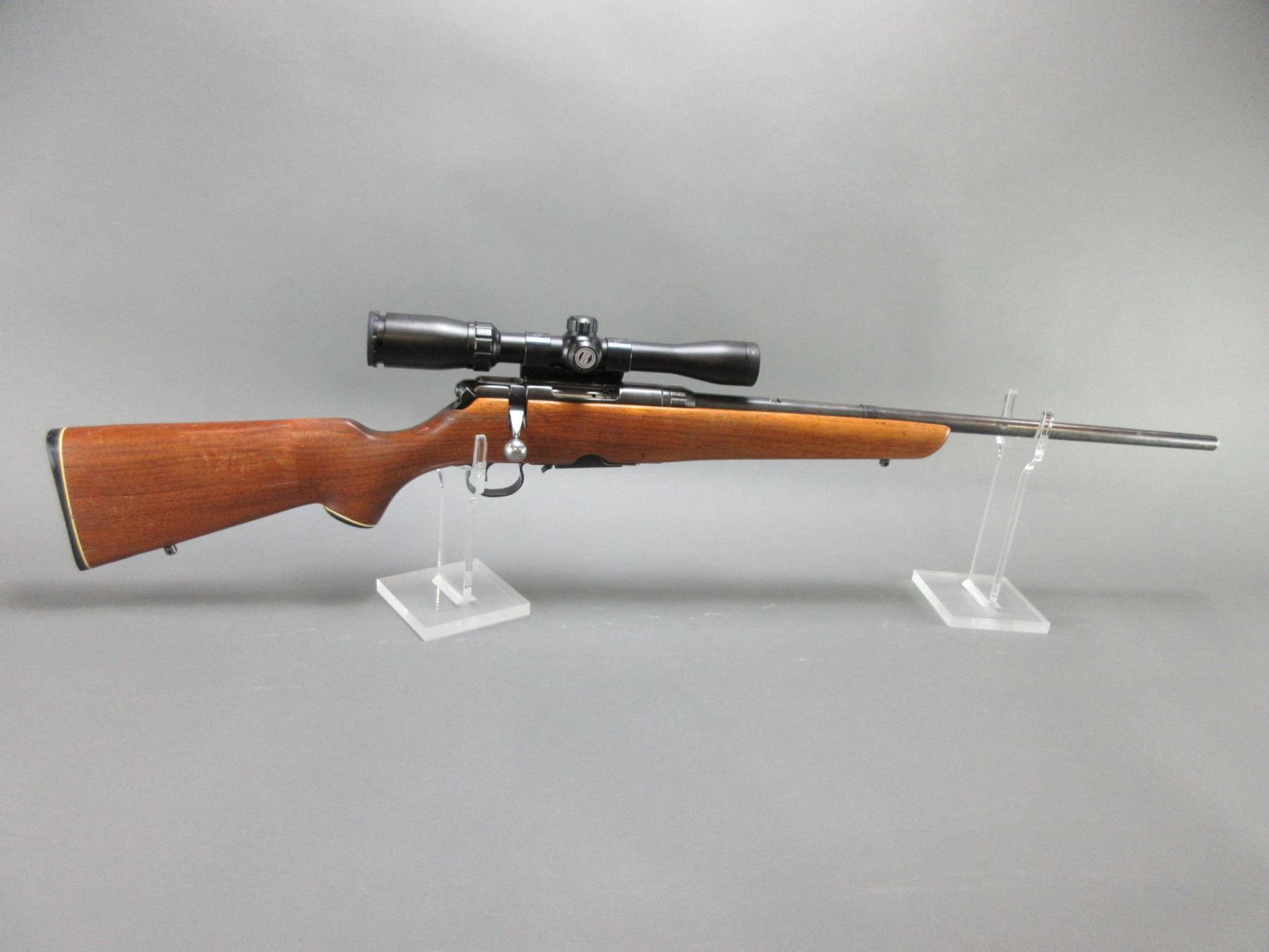 Savage Model 340B Bolt Action Rifle- .222- 24" Barrel- Bushnell 3X9 ...
