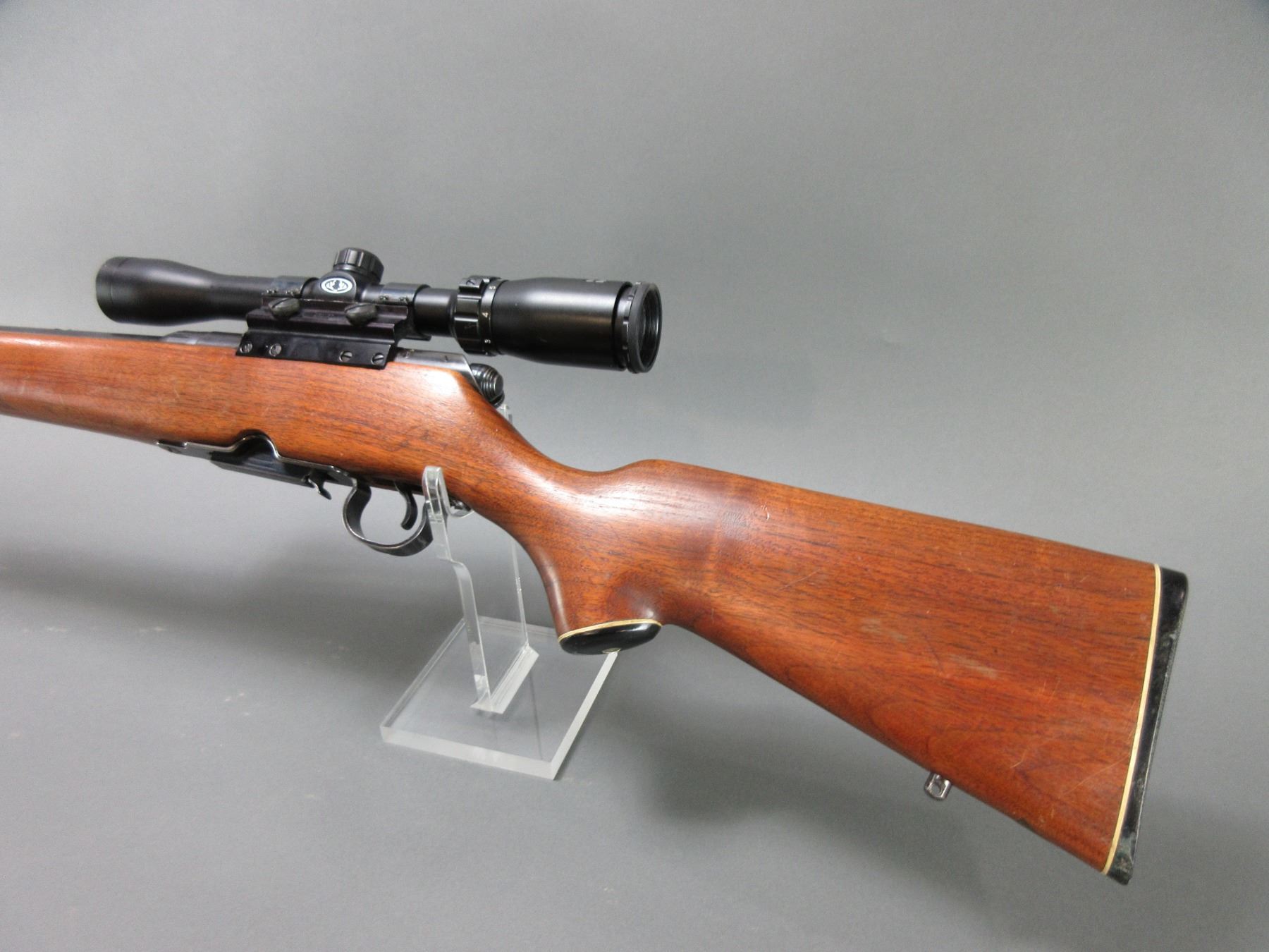 Savage Model 340B Bolt Action Rifle- .222- 24" Barrel- Bushnell 3X9 ...
