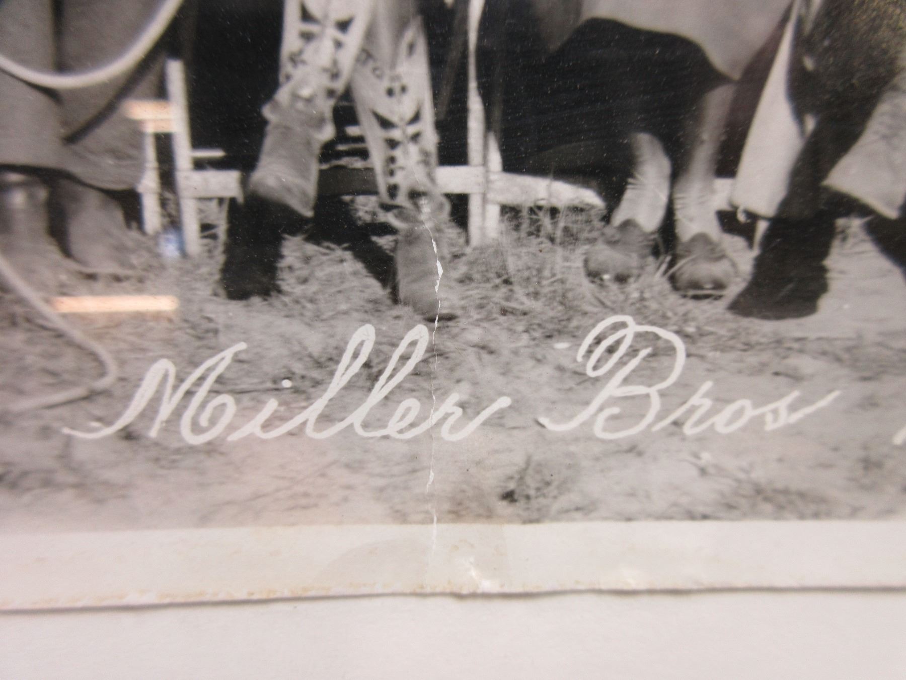 Original 101 Ranch Panoramic Photo C 1920- Titled "Miller Bros 101 ...