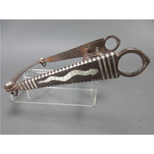 Marked BK Miller Bit + Spur 88 Silver Inlaid Bit- El Toro Rattle Snake ...