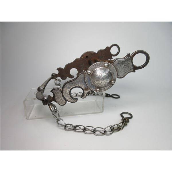 Marked JE SF (Juan Estrada) Silver Inlaid Kissing Bird Bit- Carmel ...