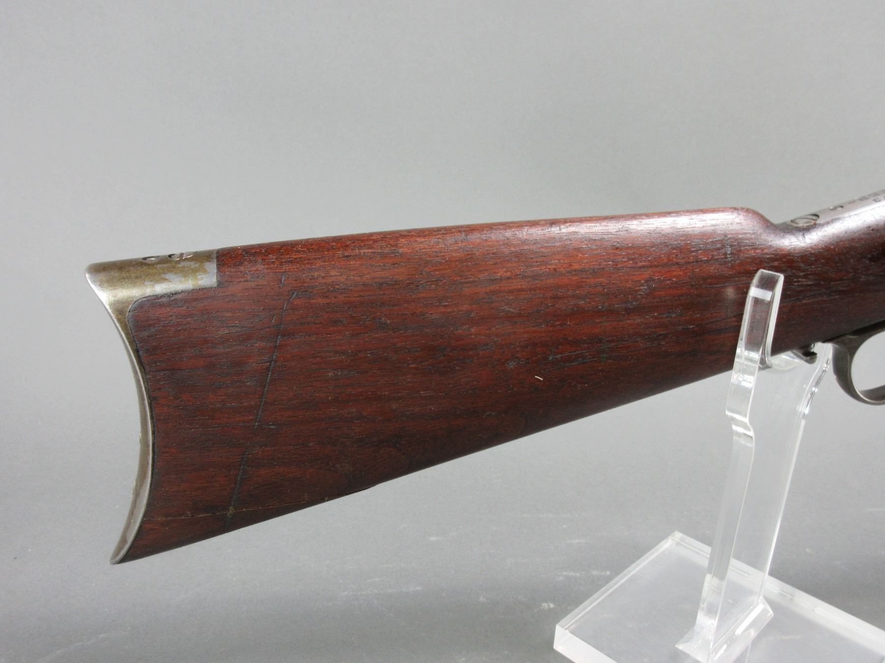 Winchester Model 1873 Lever Action Rifle- .38 WCF- 24" Barrel- Brass ...