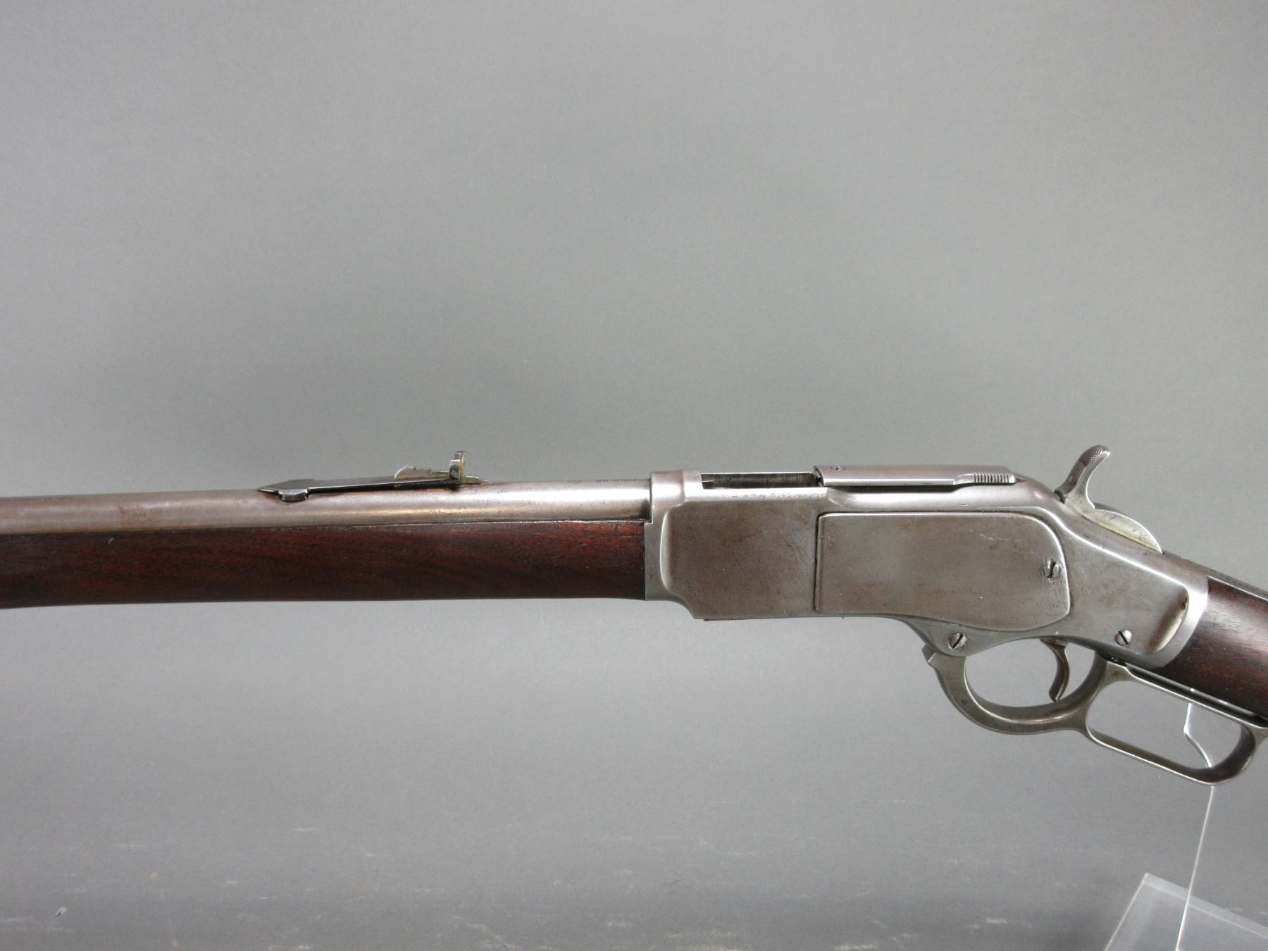 Winchester Model 1873 Lever Action Rifle- .38 WCF- 24" Barrel- Brass ...