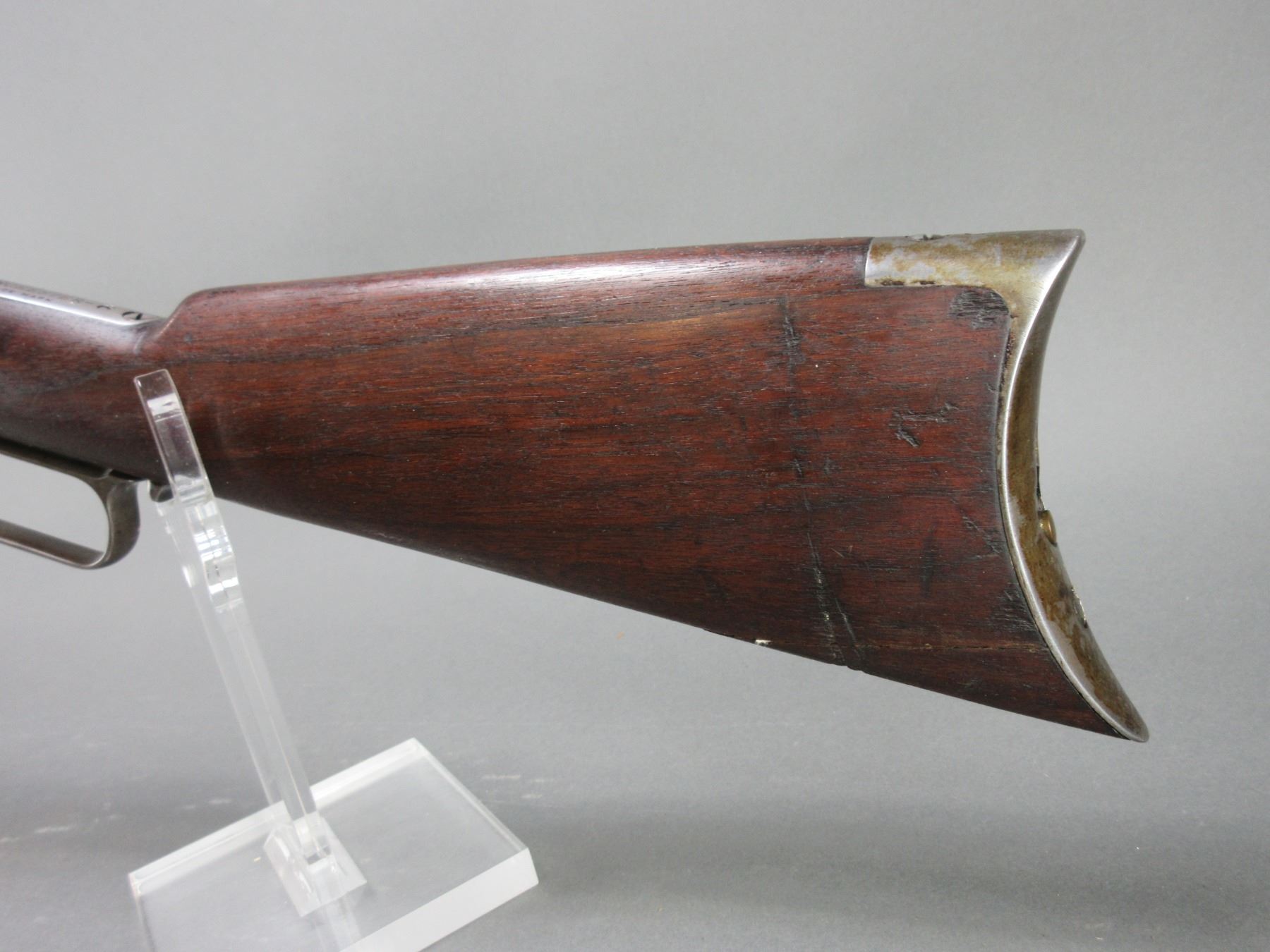 Winchester Model 1873 Lever Action Rifle- .38 WCF- 24" Barrel- Brass ...