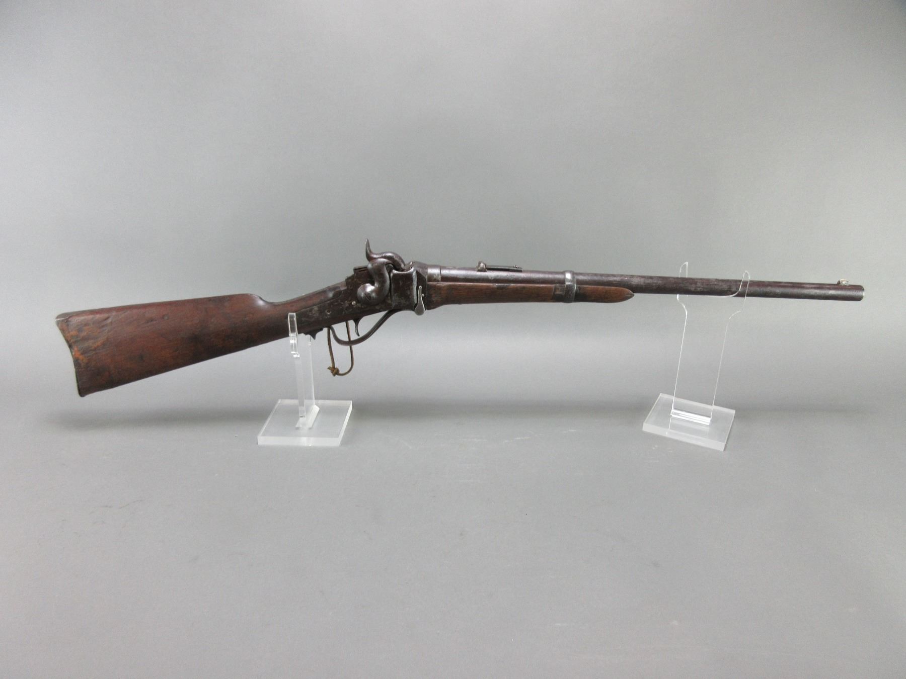 C Sharps Percussion Rifle- Pat 1852- Paper Wound Cartridge- 21" Barrel ...