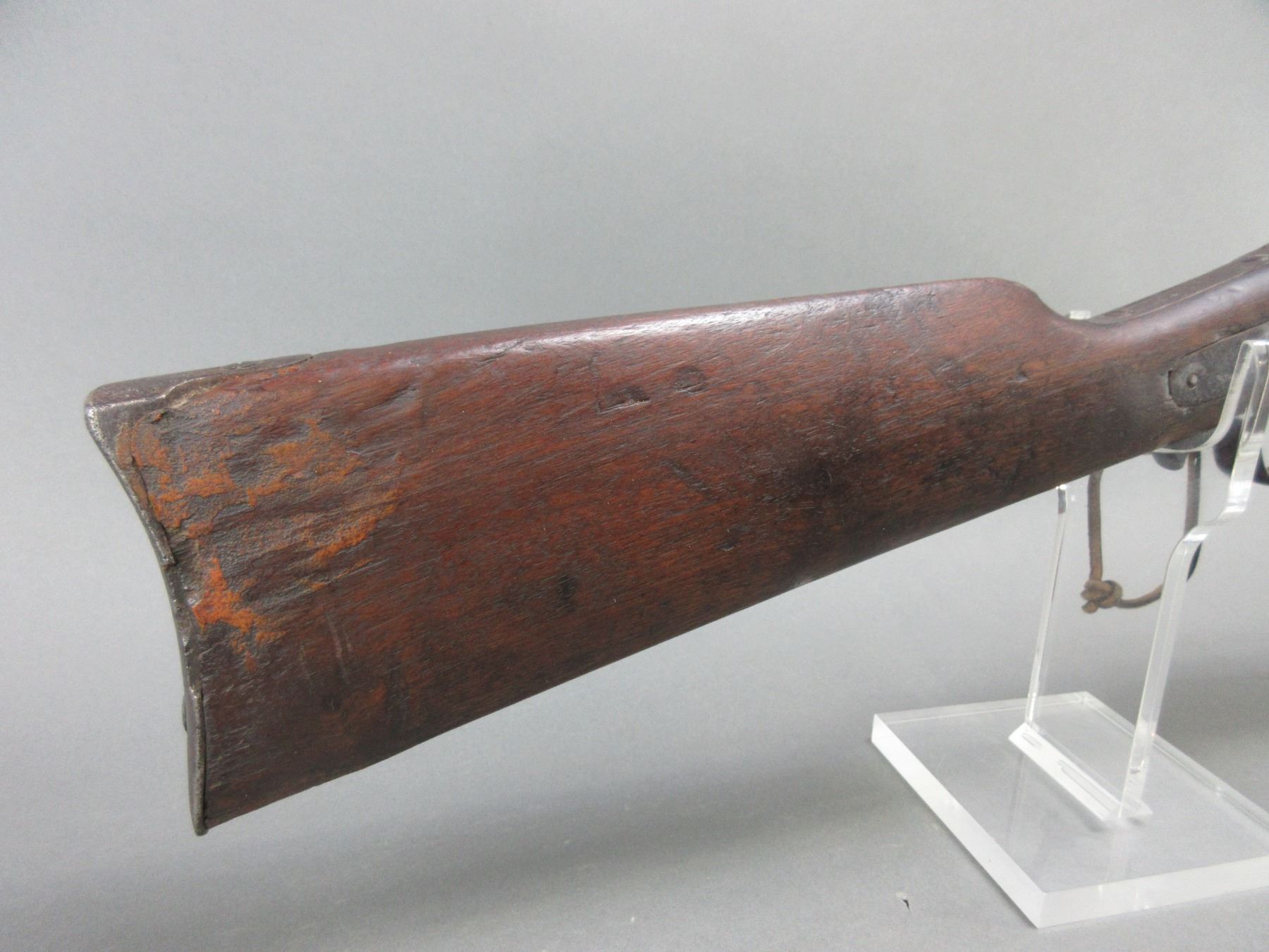 C Sharps Percussion Rifle- Pat 1852- Paper Wound Cartridge- 21" Barrel ...