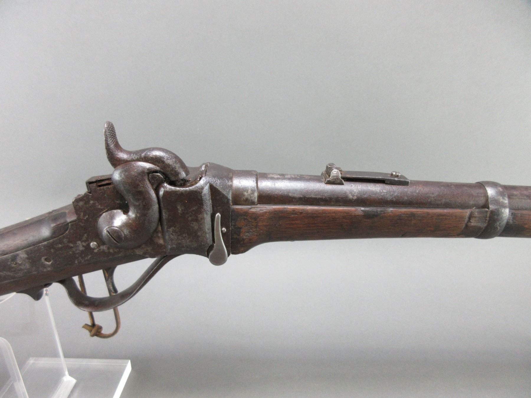 C Sharps Percussion Rifle- Pat 1852- Paper Wound Cartridge- 21" Barrel ...