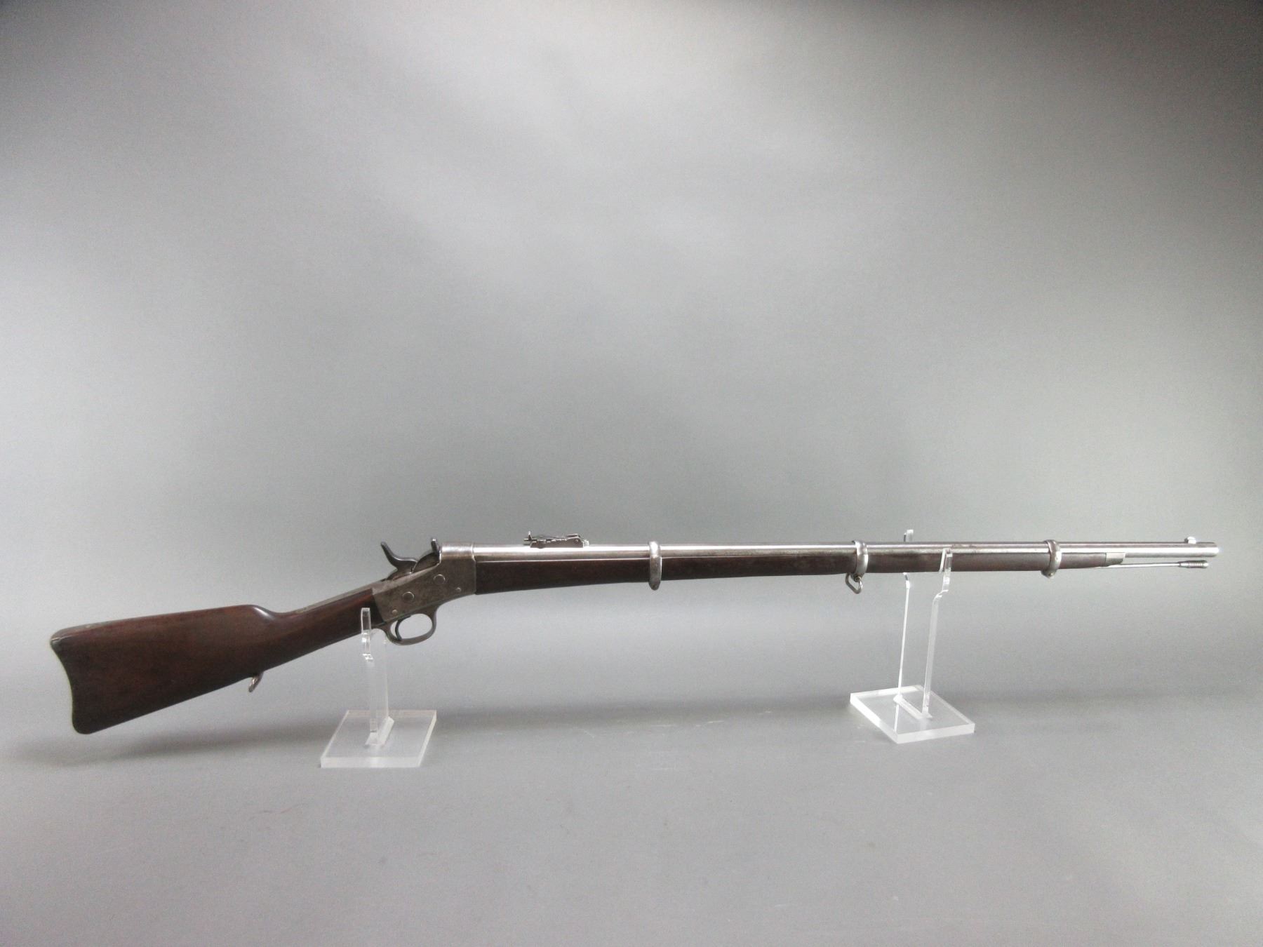 E Remington Sons Rolling Block Rifle- 12.17 X 44- 35 On Stock- 35.25 ...