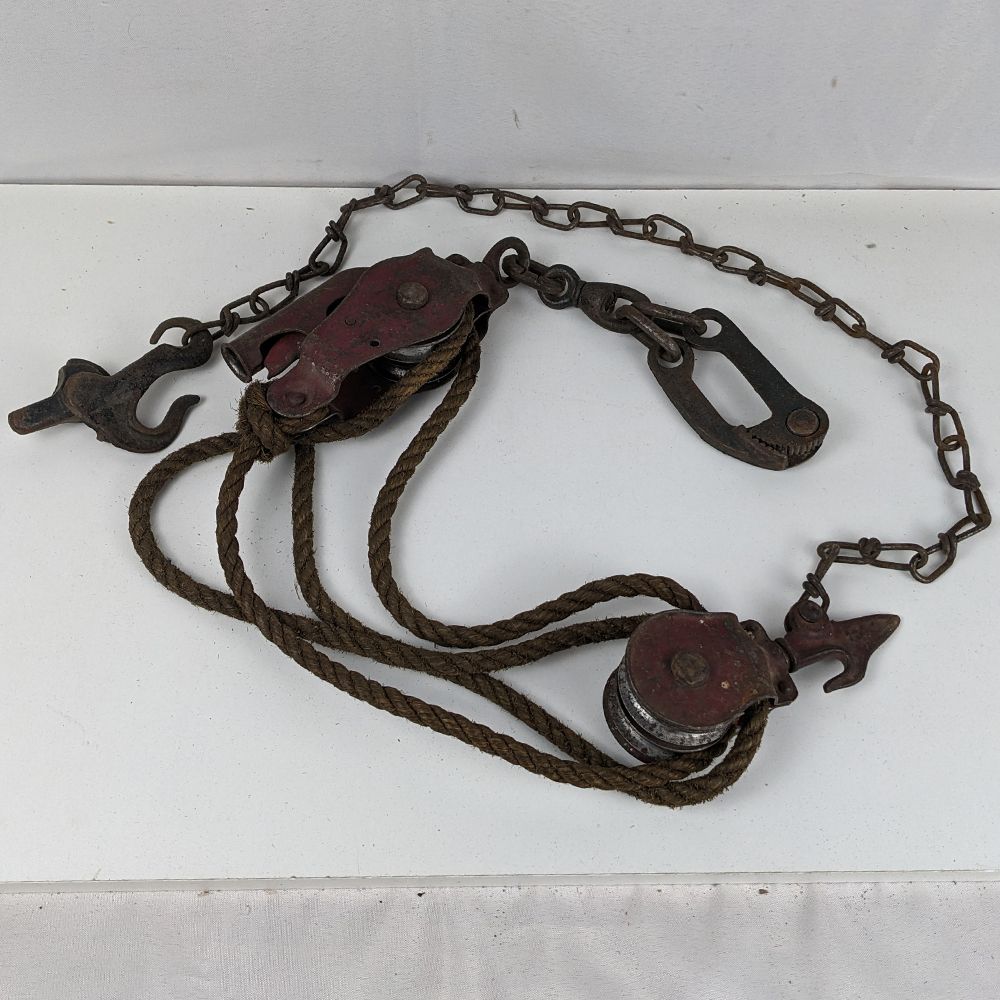 Vintage Rope Hoist