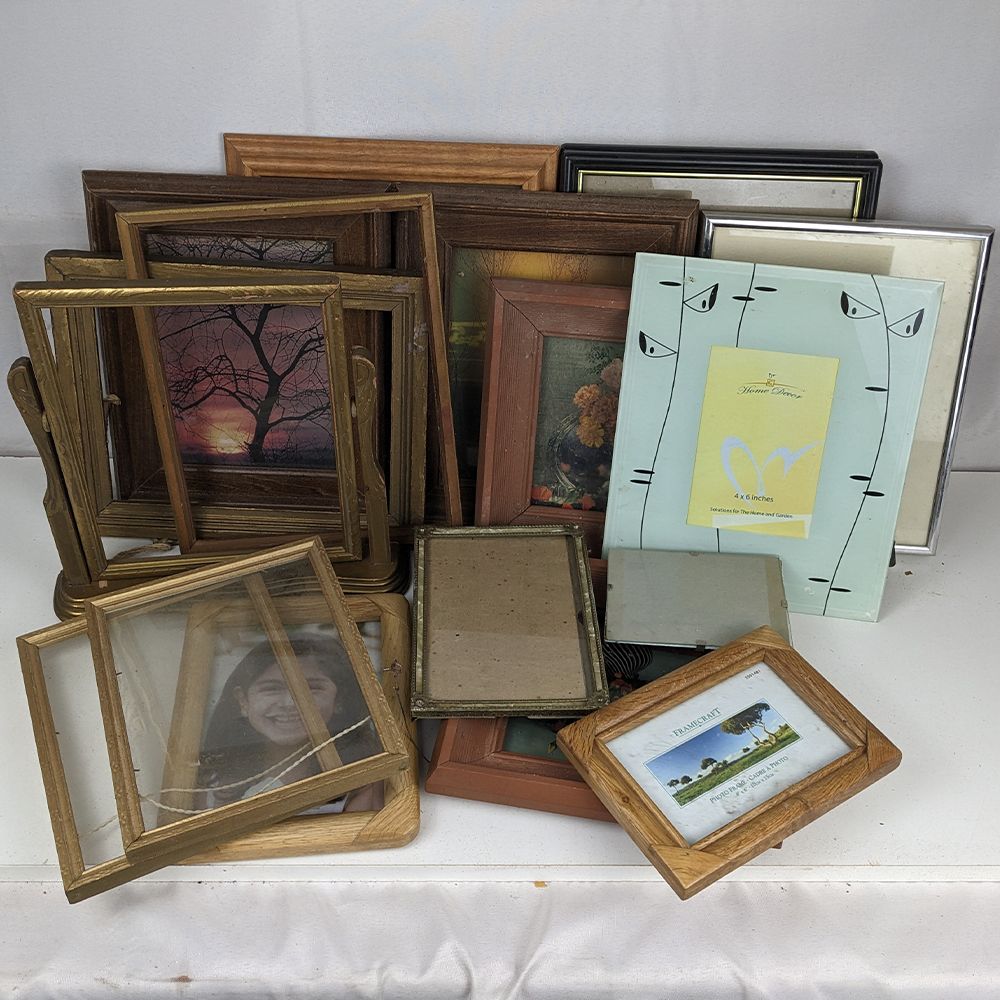 Lot of Various Picture Frames