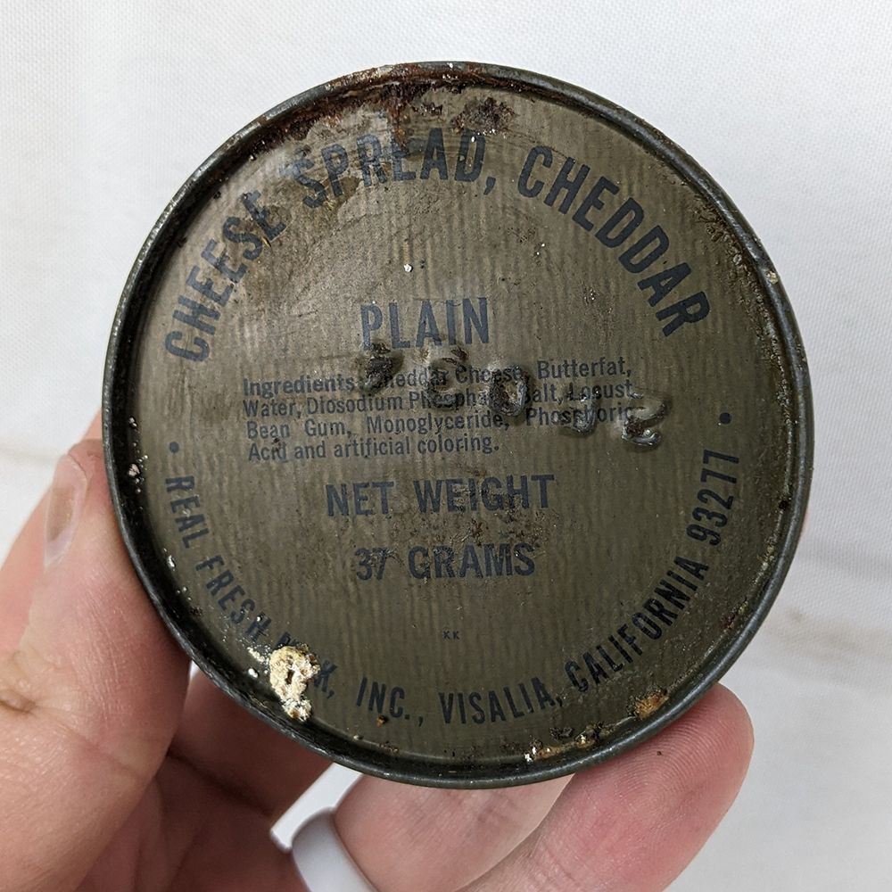 Lot of Vintage Military Cheese Rations