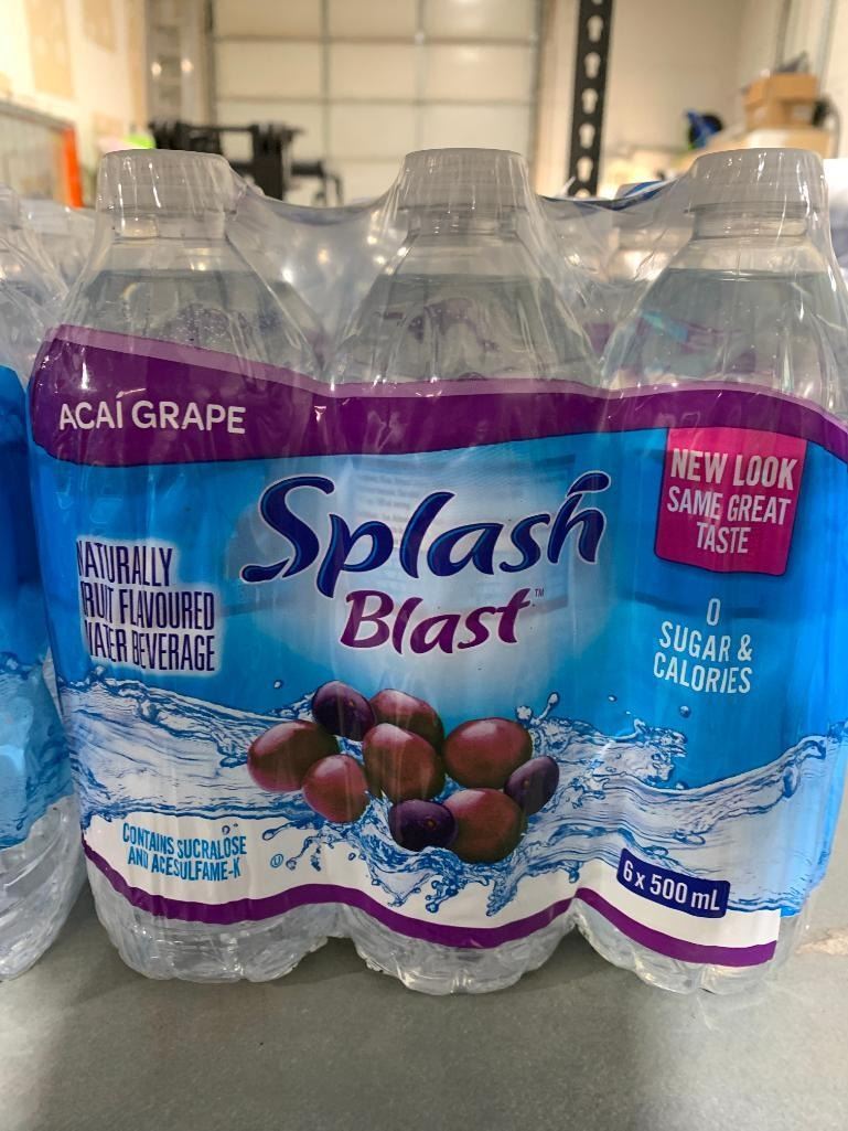 Splash Blast Water Acai Grape Flavour 6 x 500ml
