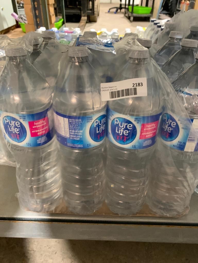 Pure life natural spring water 12 x 1.5L