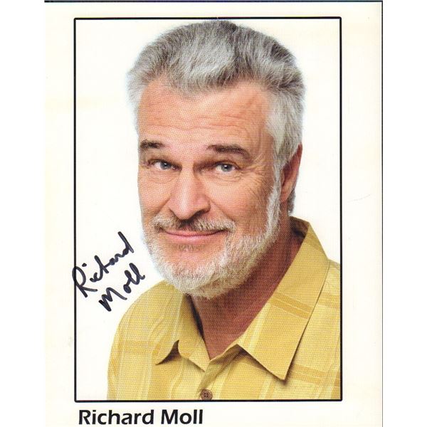 Richard Moll signed photo