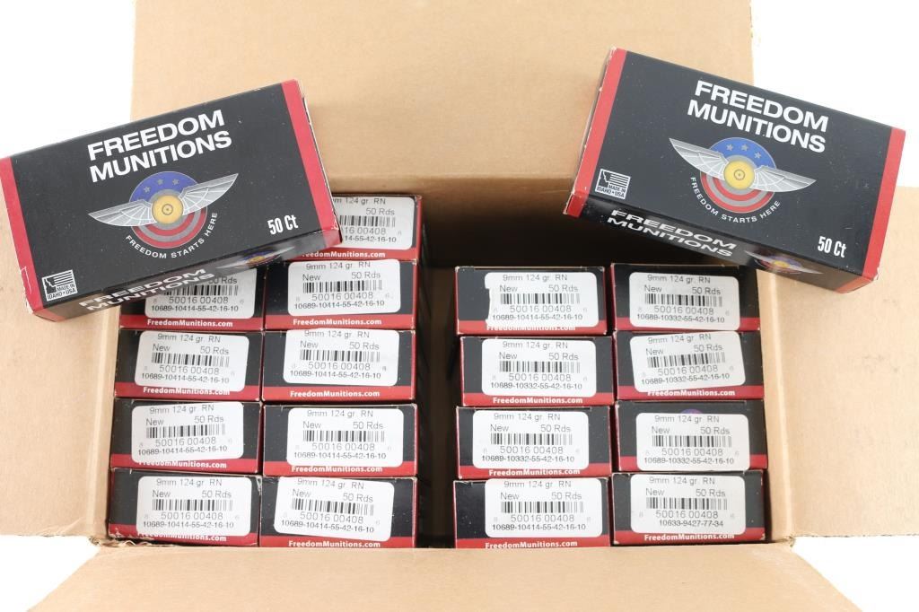 1000 Rounds 9mm Ammunition