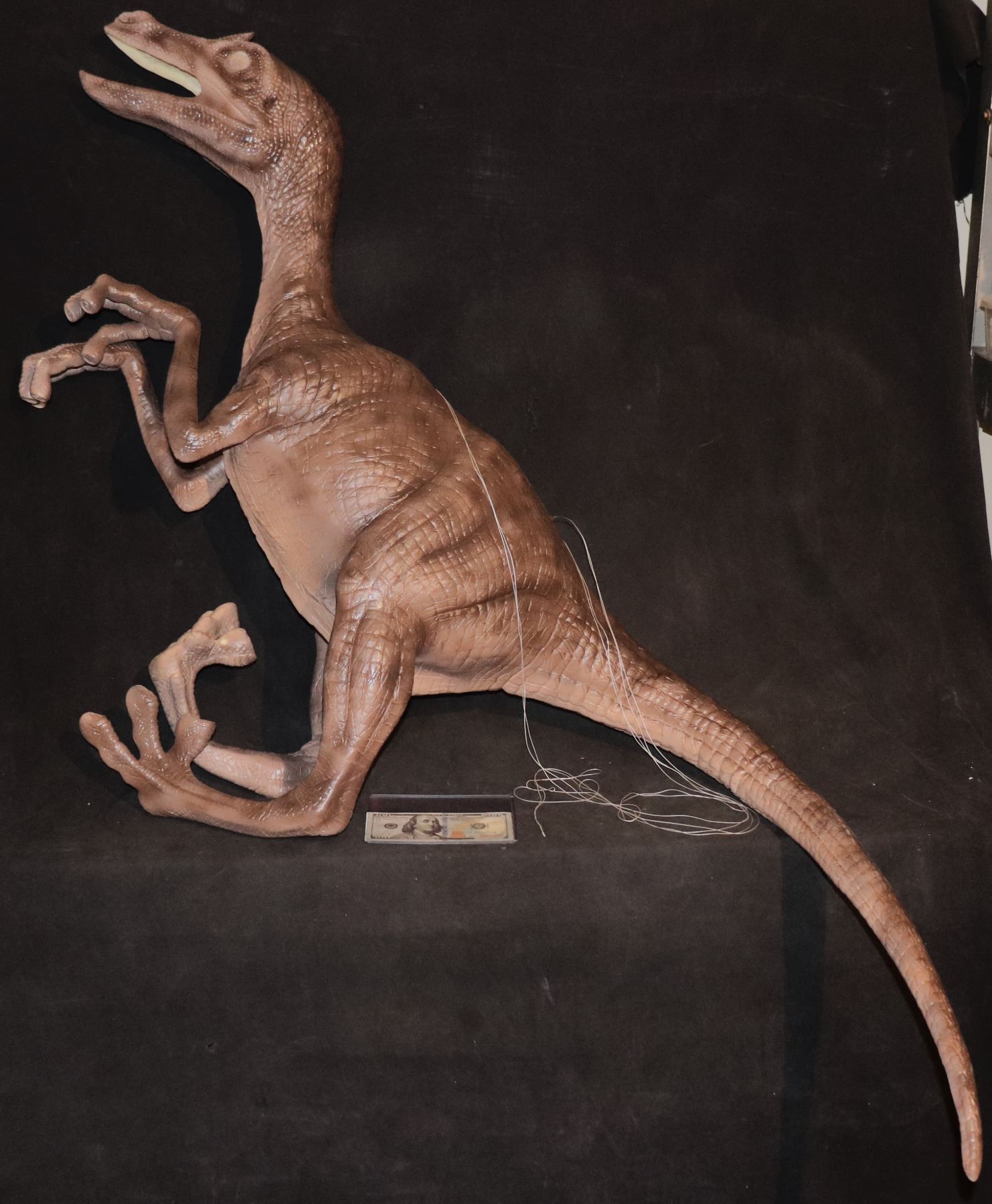 JURASSIC PARK THE RIDE VELOCIRAPTOR PAINT TEST