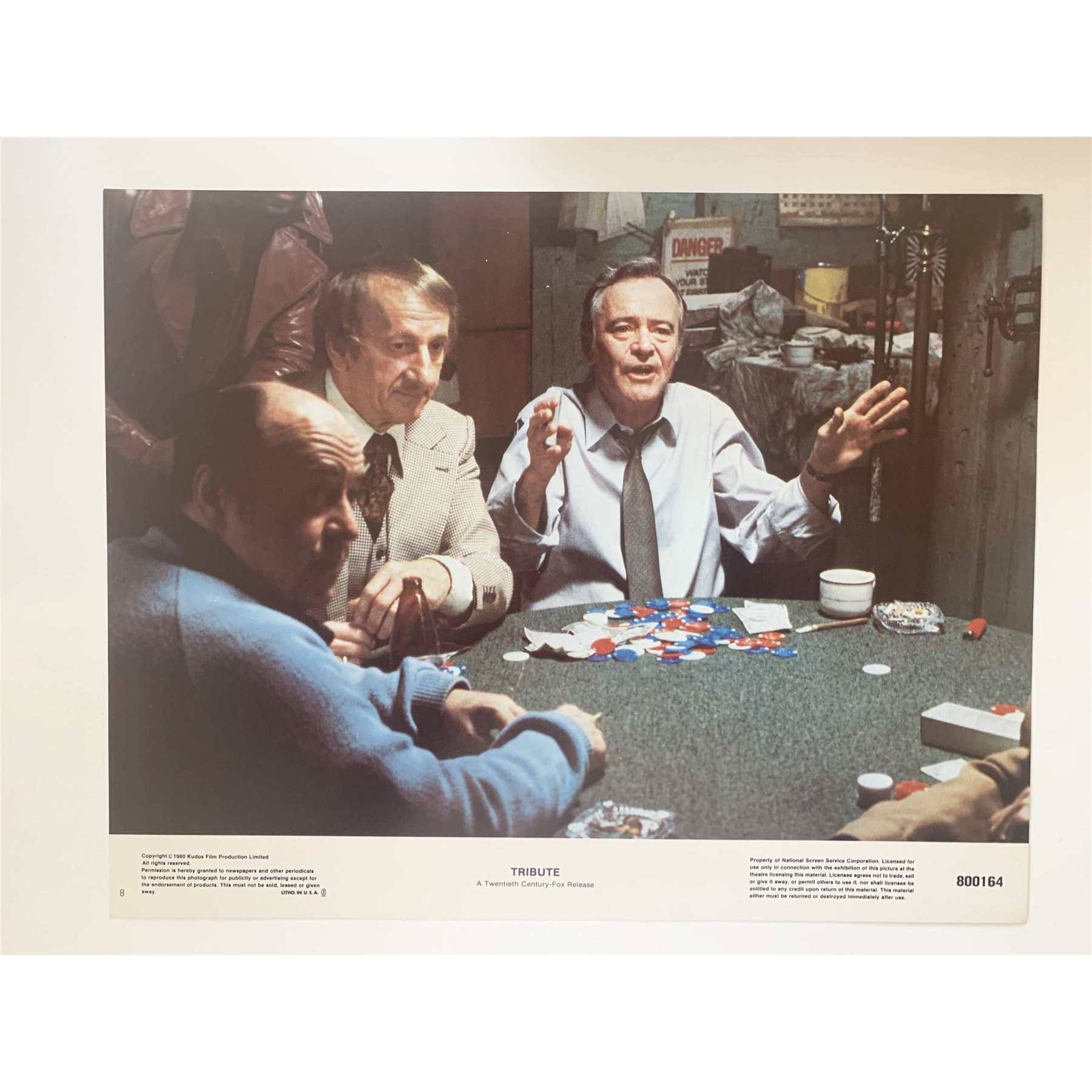 Tribute original 1954 vintage lobby card