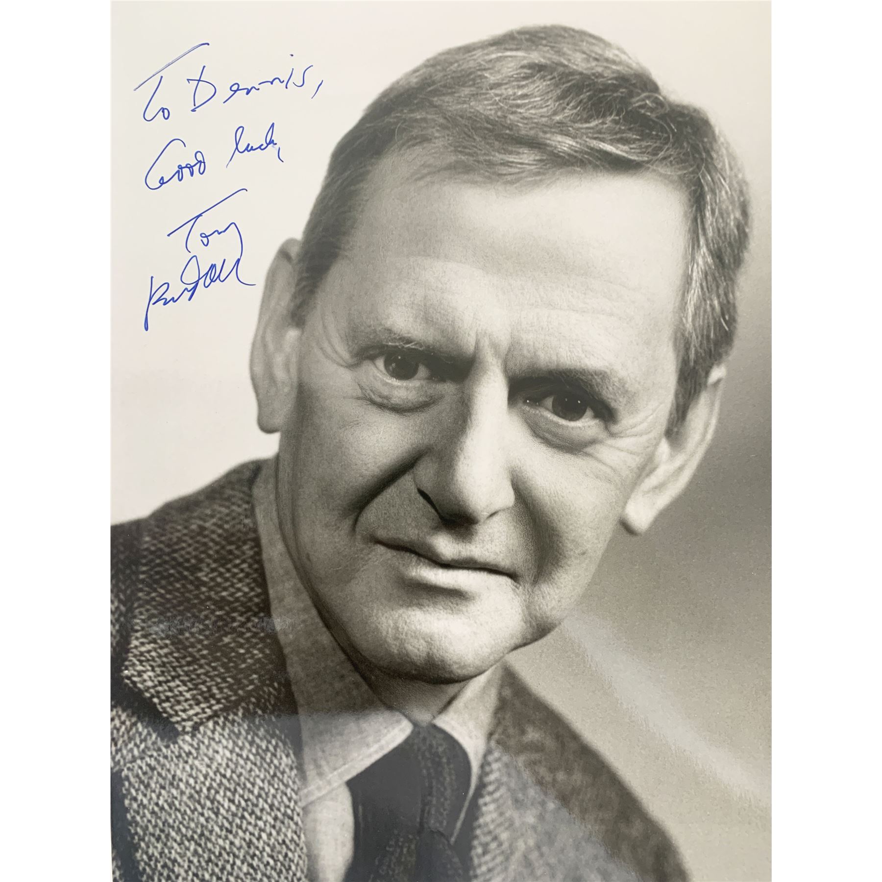 The Odd Couples Tony Randall signed photo