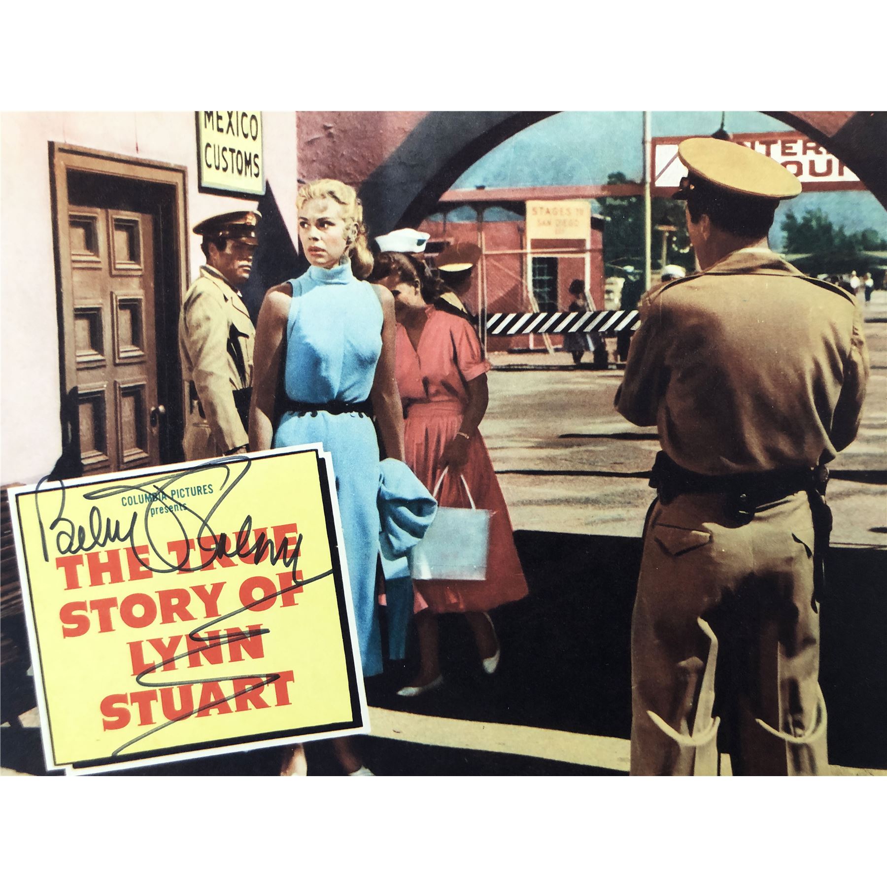The True Story of Lynn Stuart signed lobby card