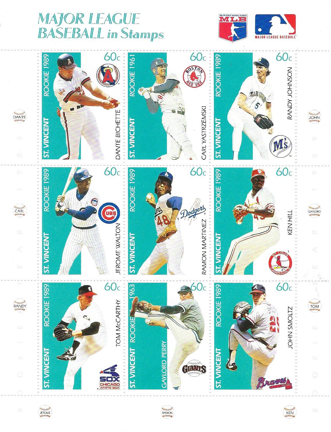Major League Baseball in Stamps