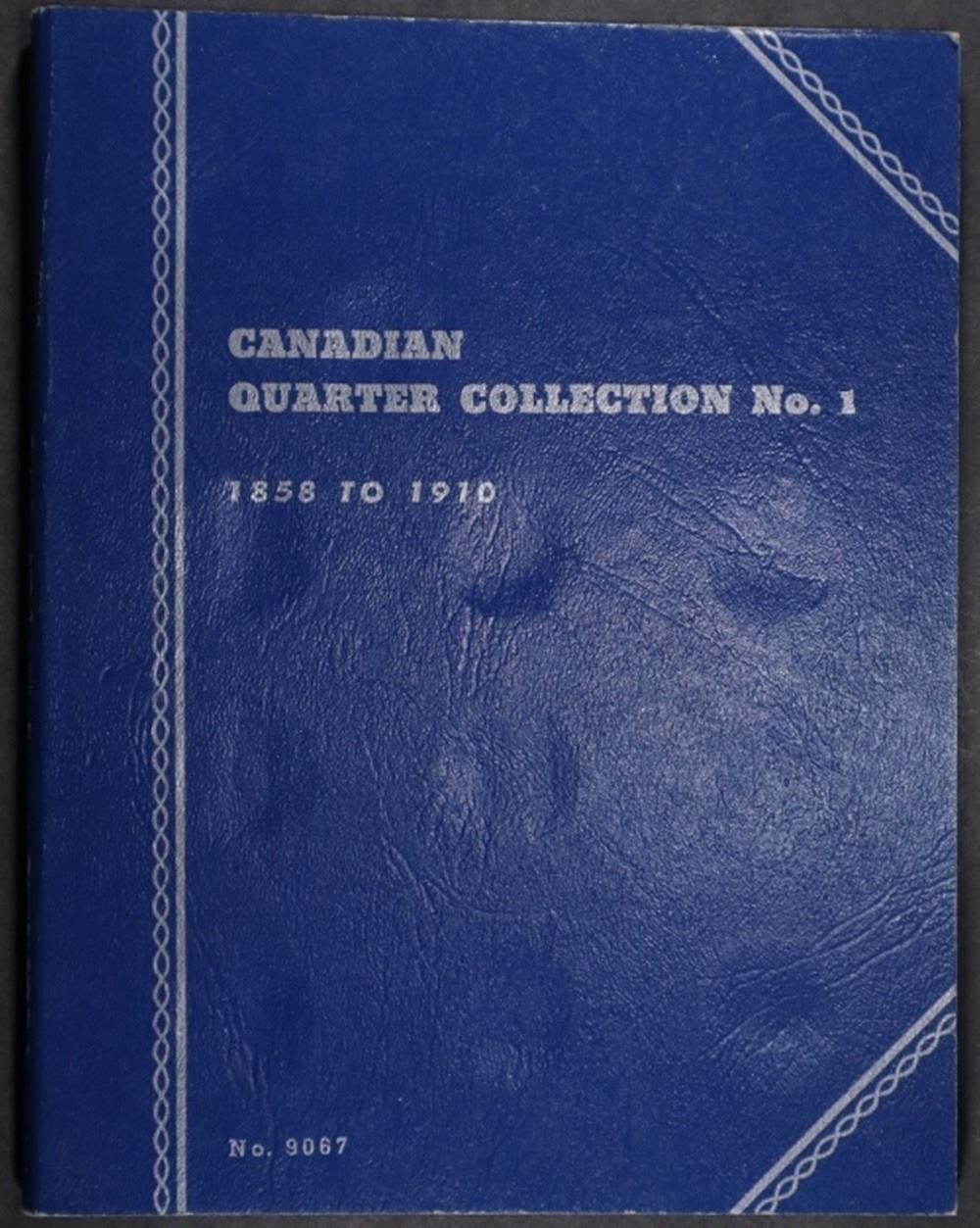PARTIAL WHITMAN CANDIAN QUARTER ALBUM