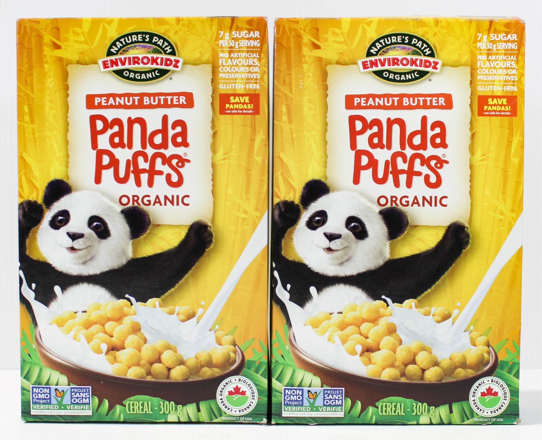 2 PEANUT BUTTER PANADA PUFFS CEREAL 300G