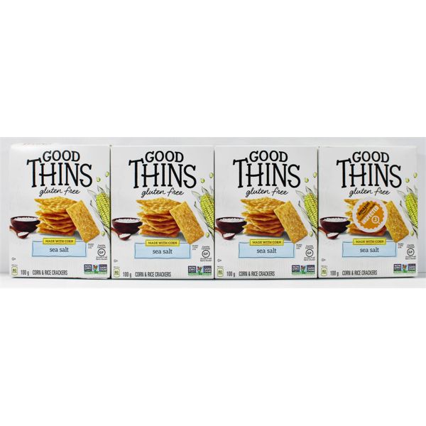 4 Bxs Good Thins Sea Salt