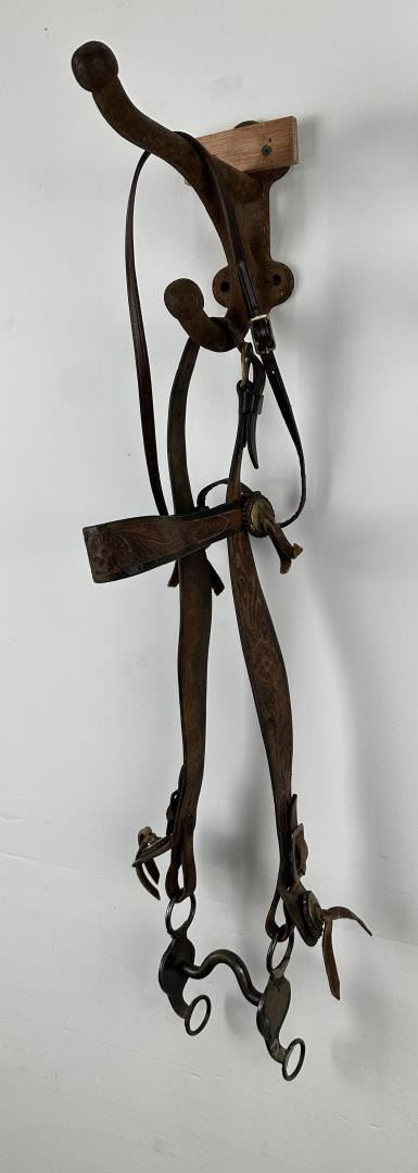 Prison Made Silver Overlaid Cowboy Horse Bit