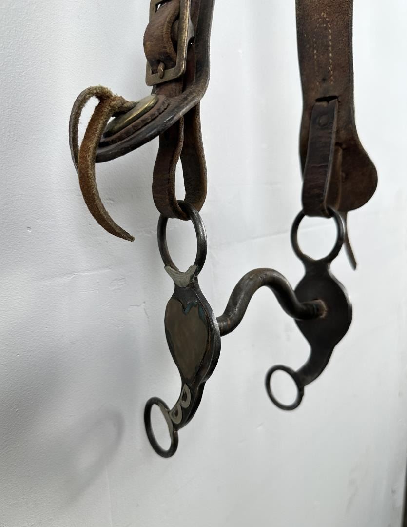 Prison Made Silver Overlaid Cowboy Horse Bit