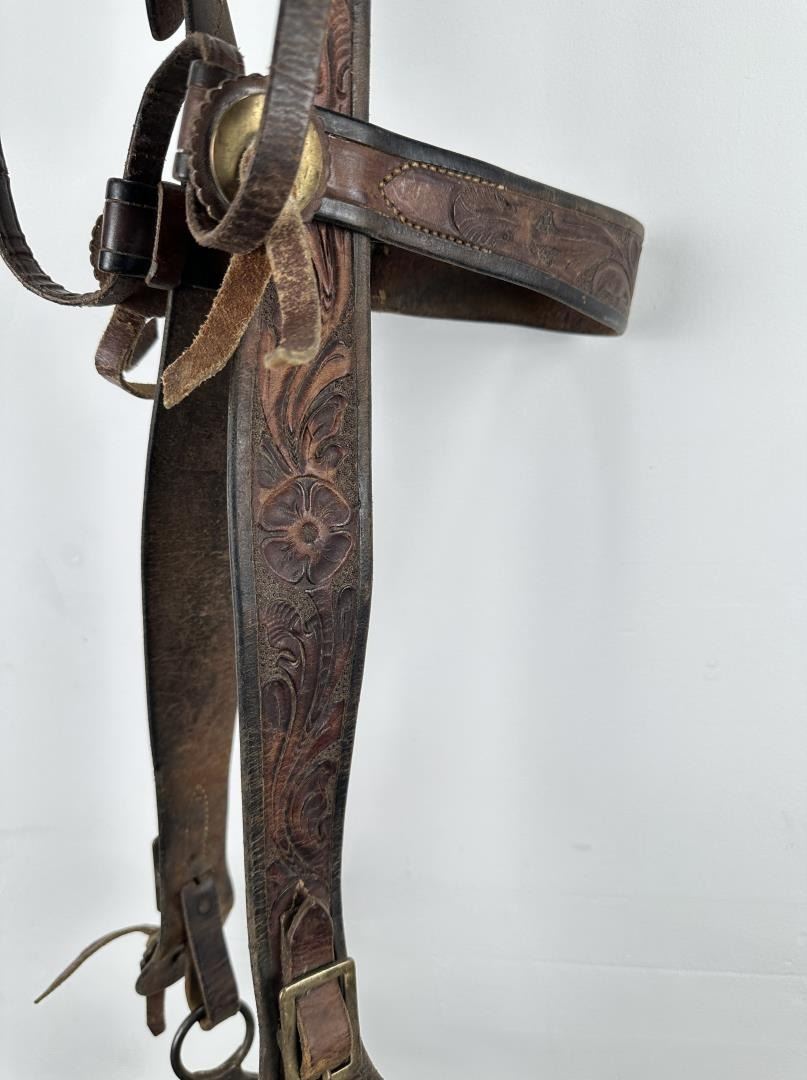 Prison Made Silver Overlaid Cowboy Horse Bit