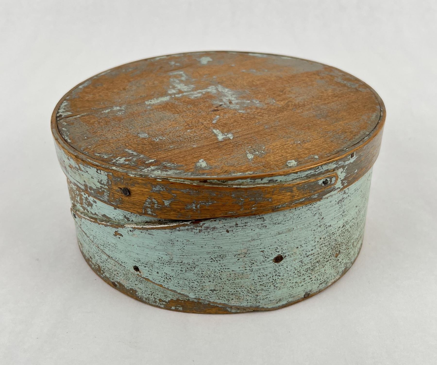 Antique Shaker Painted Bent Wood Pantry Box