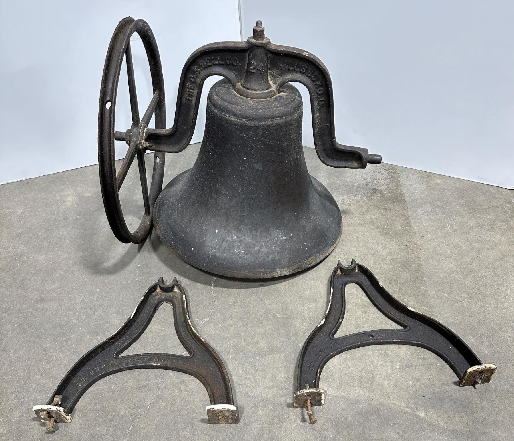 Antique C.S. Bell Hillsboro 24 Church Size Bell