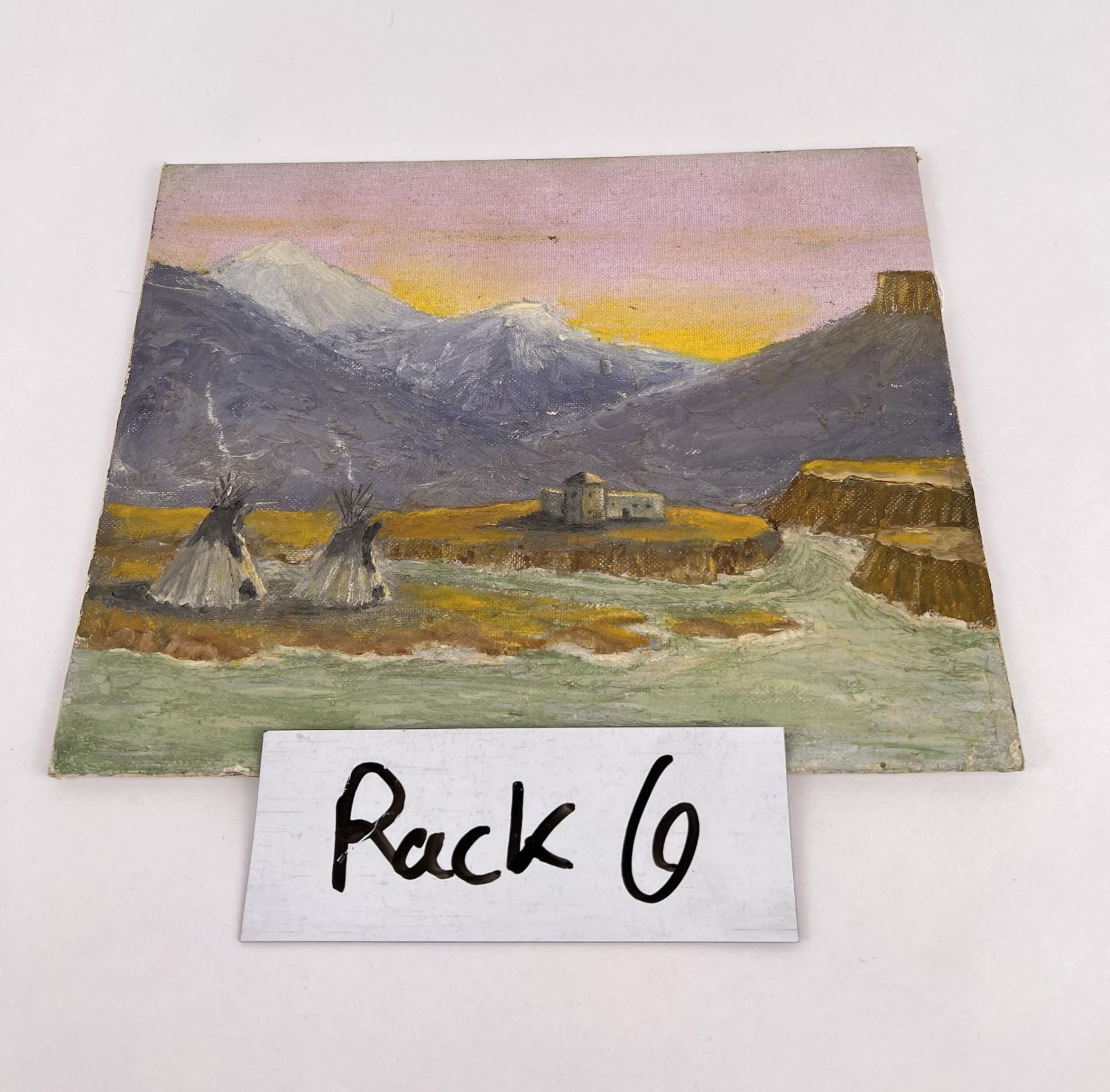 Montana Native American Indian Painting