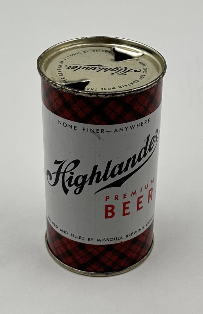 Highlander Beer Can Missoula Montana