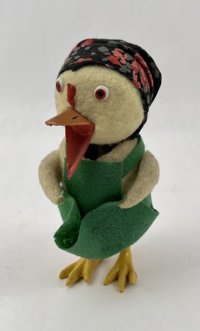 Antique German Felt Covered Nodder