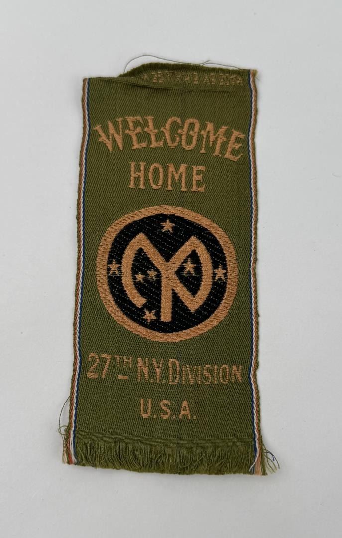 WWI WW1 Welcome Home 27th N.Y Division Patch