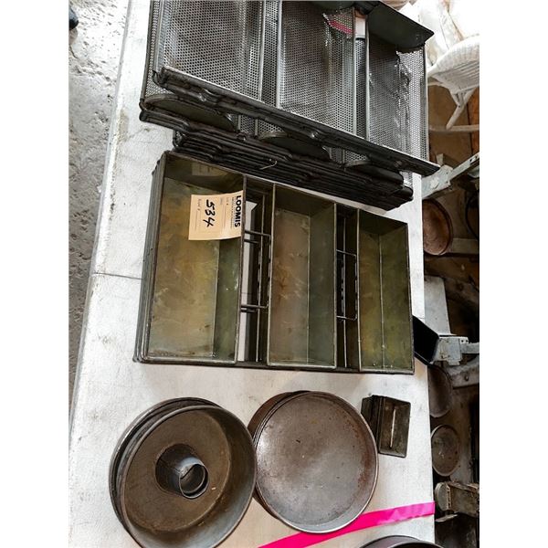 COMMERCIAL BREAD PANS ASSORTED
