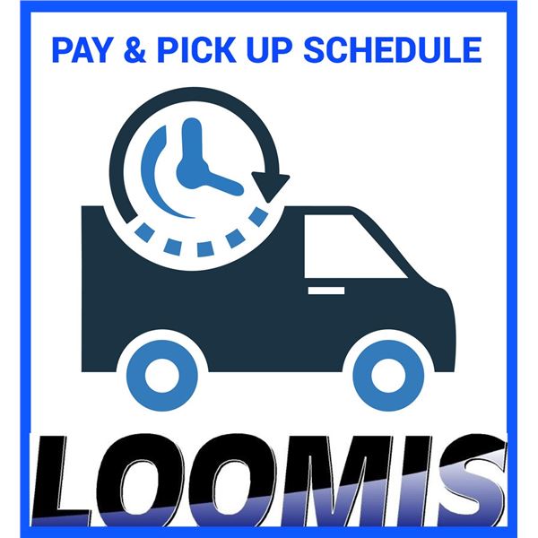 PAY & PICK UP SCHEDULE