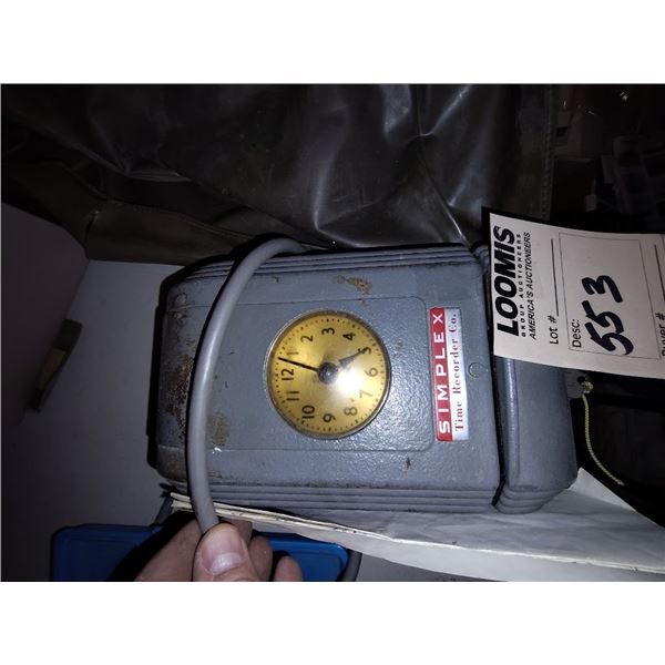 SIMPLEX TIME CLOCK