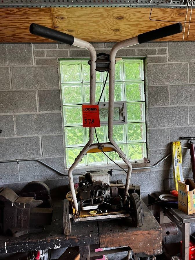 VINTAGE HAHN PUSH MOWER AS IS