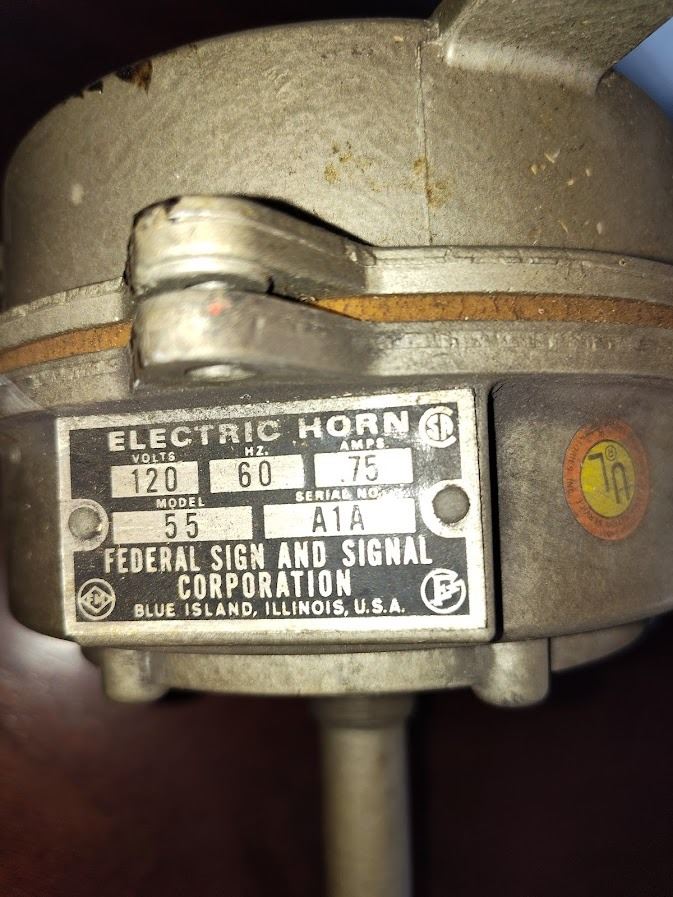 Federal Signal Model 551 A1 Resonating Horn