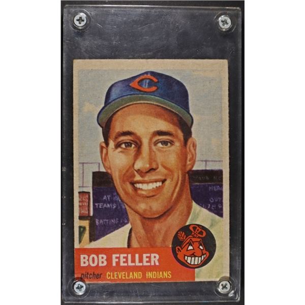 1953 TOPPS BOB FELLER CARD