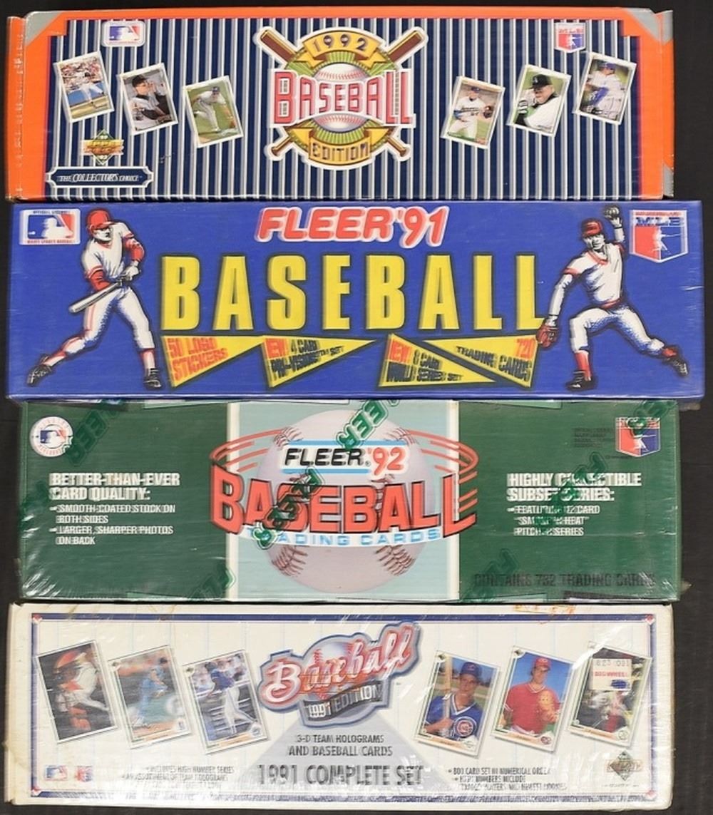 MAJOR LEAGUE BASEBALL BOX SETS 1990's